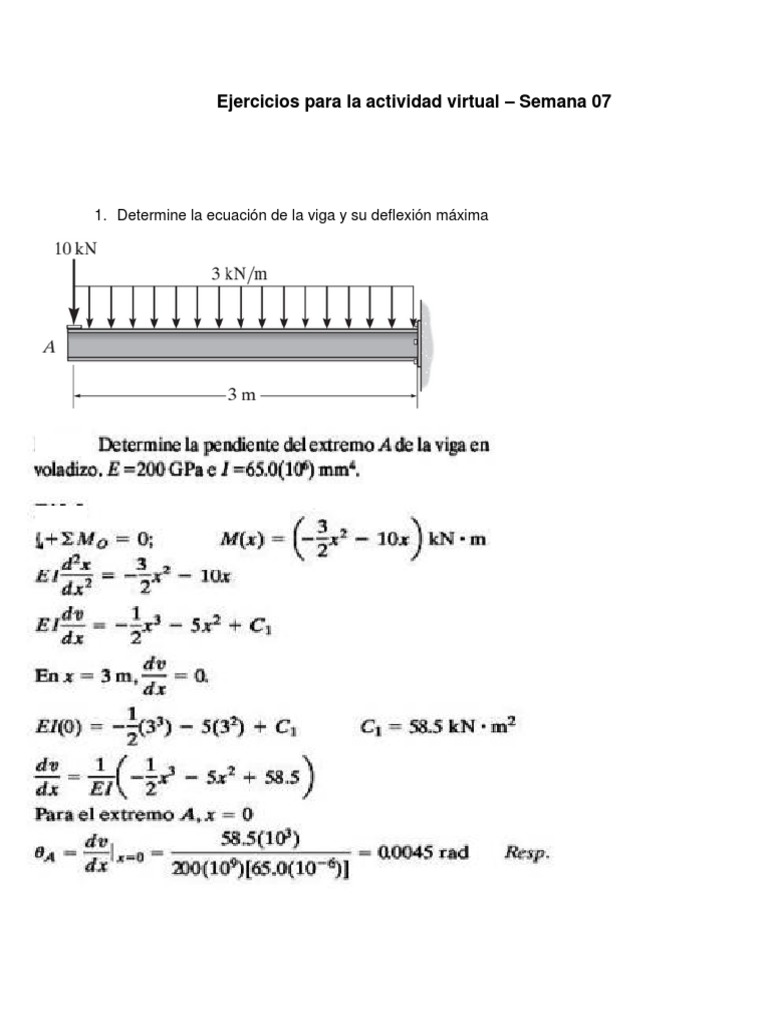 U7 - S7 - Ejercicios para Actividad Virtual Refuerzo | PDF