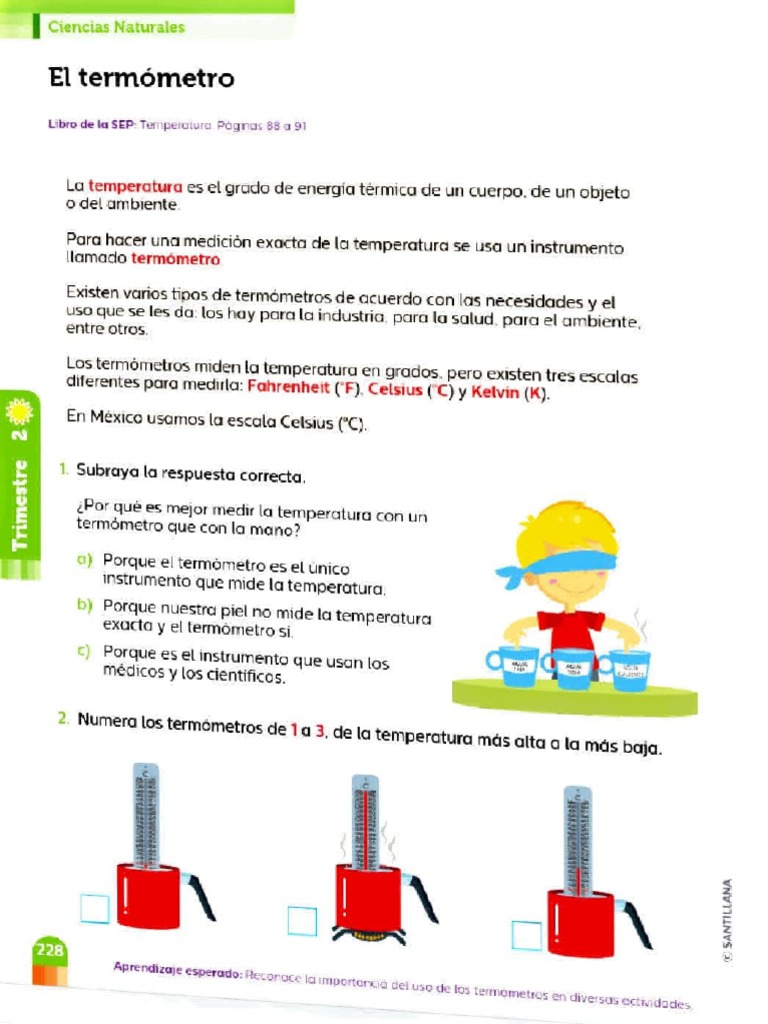 El Termómetro | PDF | Temperatura | Fahrenheit