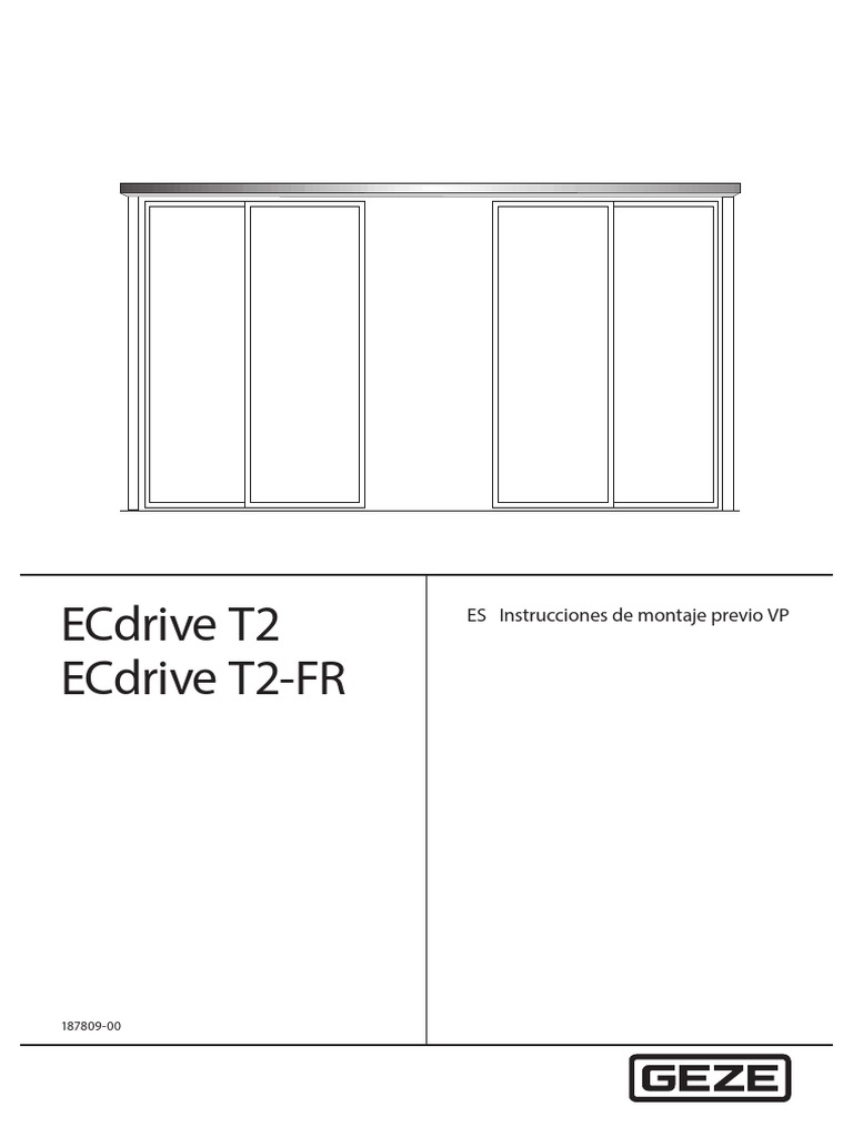 GEZE - Instrucciones de Montaje - ES - 1363205 | PDF | Tornillo | Software de la aplicacion