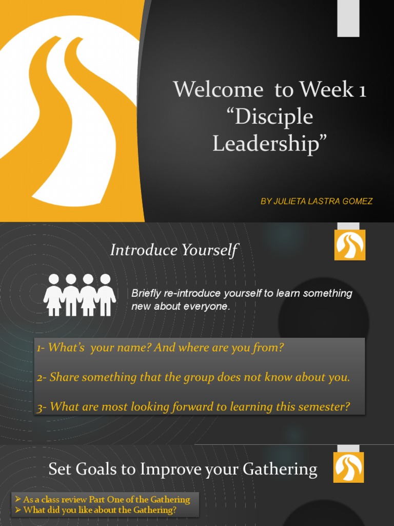 WEEK 1 - Disciple Leadership | PDF