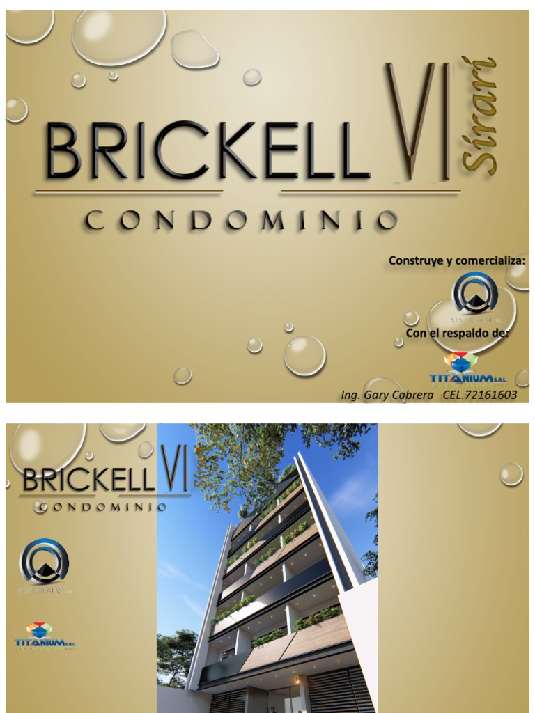 Condominio Brickell VI en Sirari: Departamentos modernos | PDF | Diseño ...
