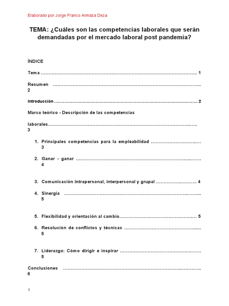 Producto Académico #03 - Universidad Continental - Jorge Franco Armaza Deza - Gestion ...