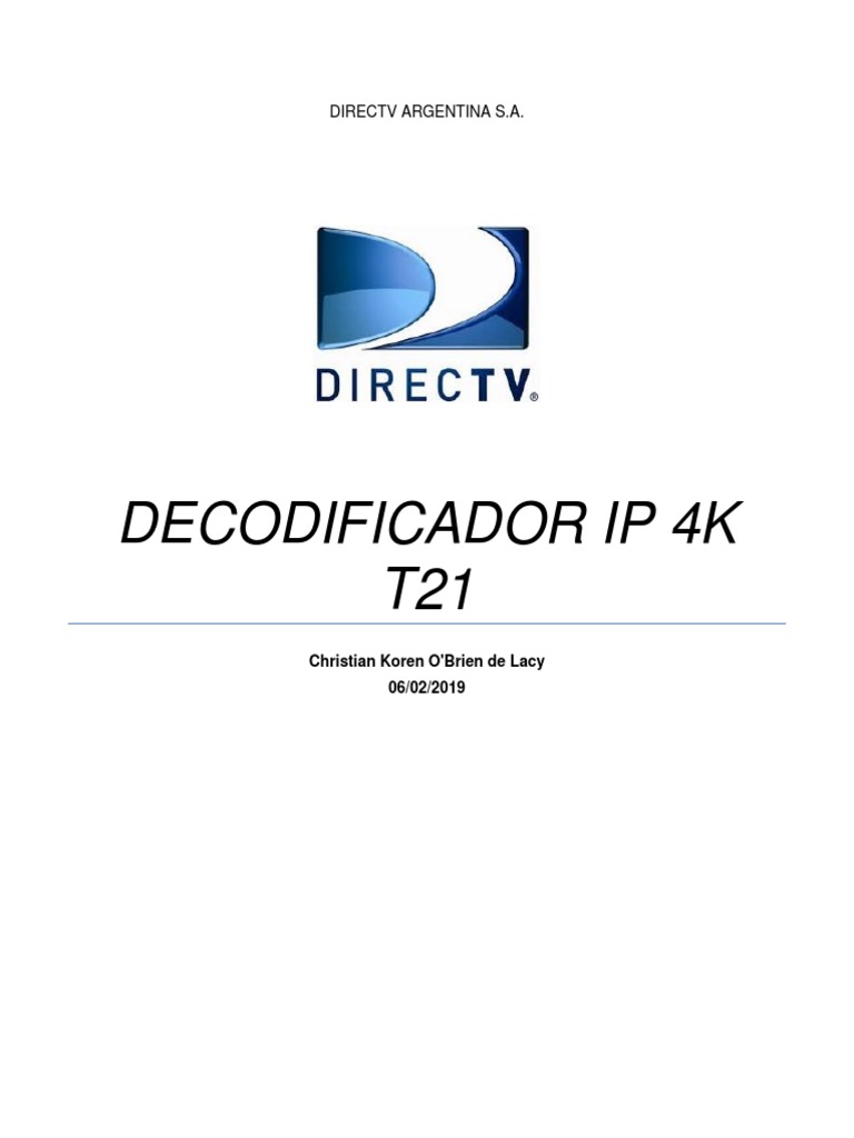 T21 4K Deco | PDF | Tecnología de información y comunicaciones | Redes ...