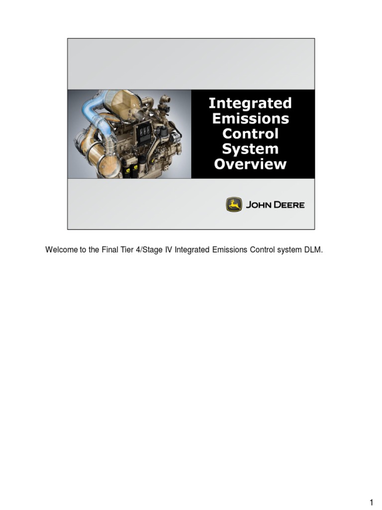 ft4 Integrated Emissions Control System Part 1 | PDF | Exhaust Gas ...
