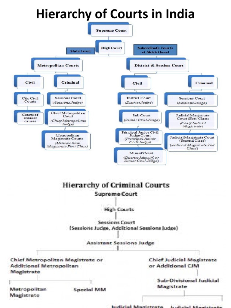 Hierarchy and Jurisdiction of Courts | PDF | Supreme Court Of India | Writ