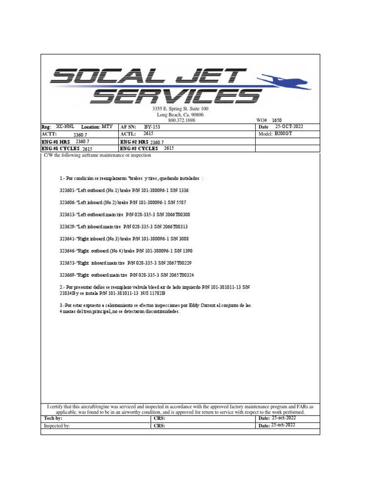 Logbook Entry Template | PDF