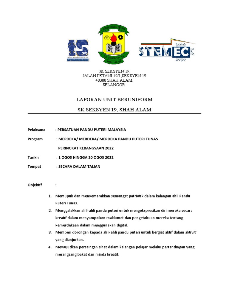 LAPORAN PROGRAM MERDEKA MERDEKA MERDEKA | PDF