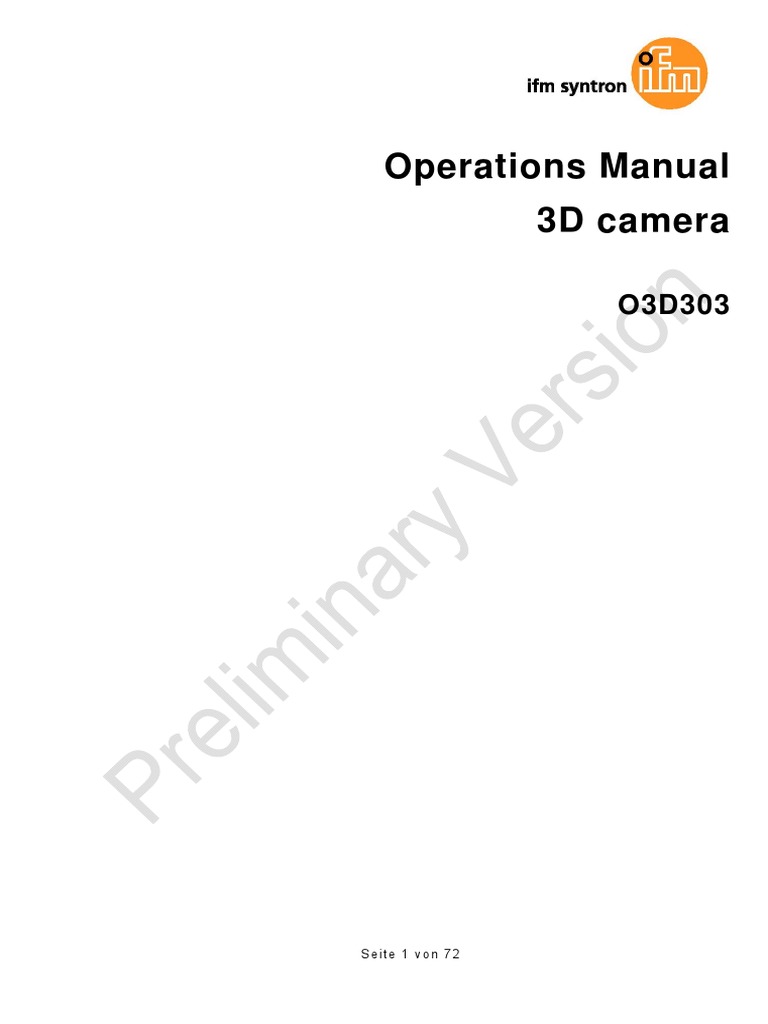 O3D3xx Operations Manual Preliminary | PDF | Data Type | Computer ...
