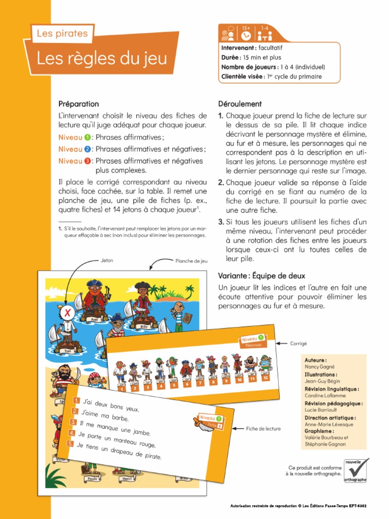 Les Pirates C1 | PDF