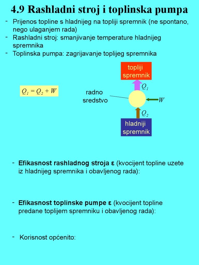 57 Rashladni Stroj I Toplinska Pumpa | PDF