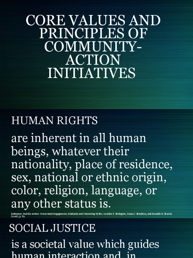 Core Values | PDF | Liberty | Community