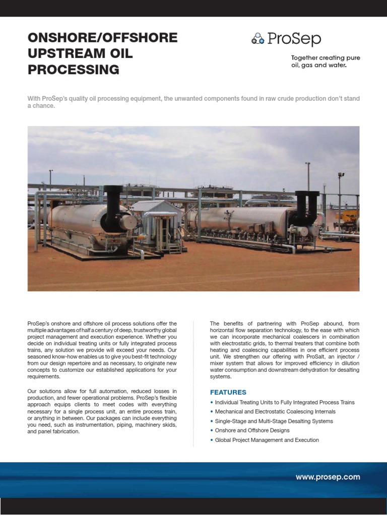 Upstream Oil Processing | PDF | Petroleum | Chemical Engineering