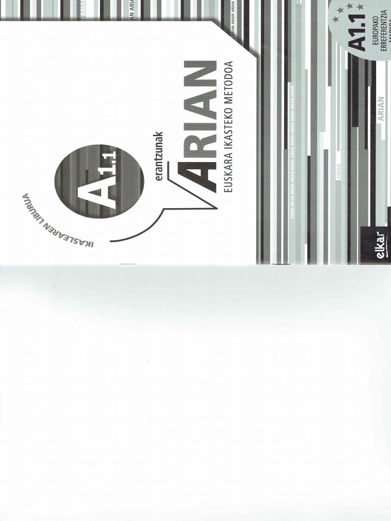 Arian A1.1 Liburua Erantzunak | PDF