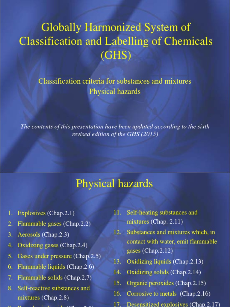 Phys Haz e | PDF | Gases | Oxidizing Agent