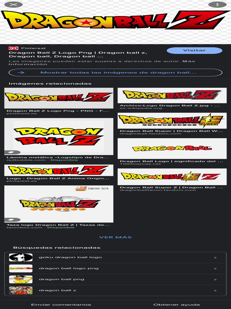 Logo de Dragon Ball Z en PNG | PDF