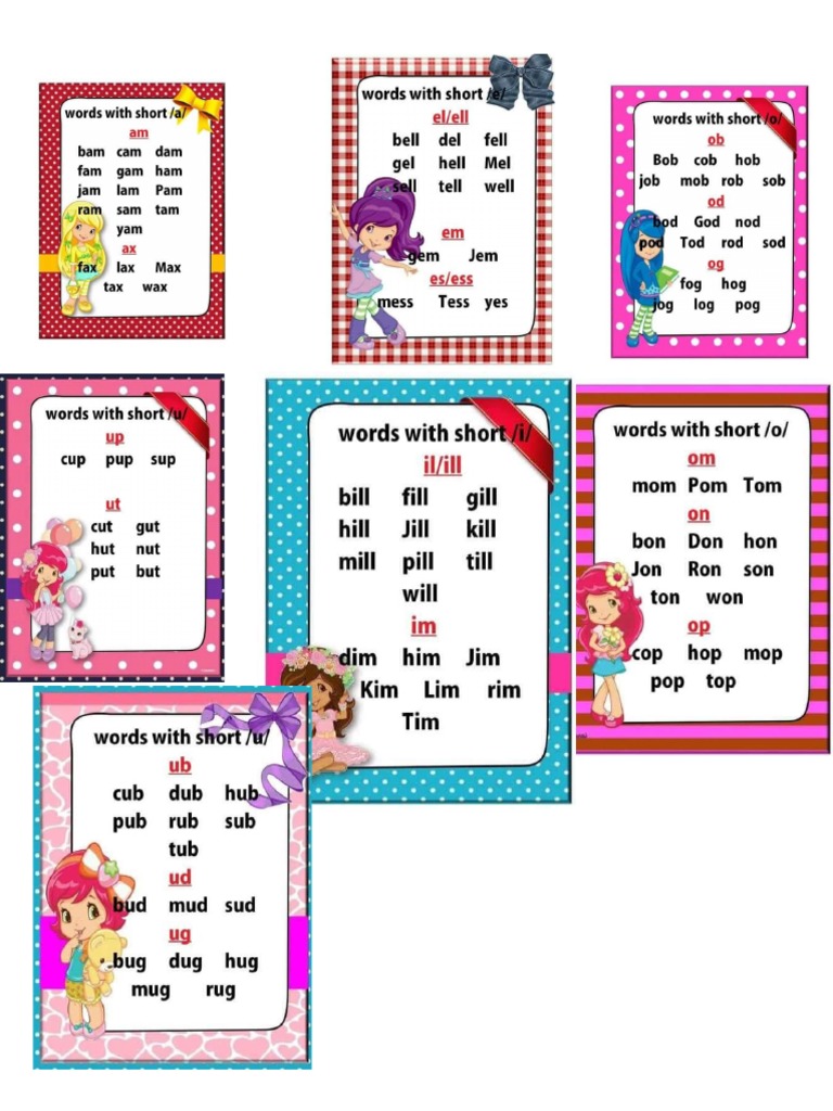 Short Vowels | PDF