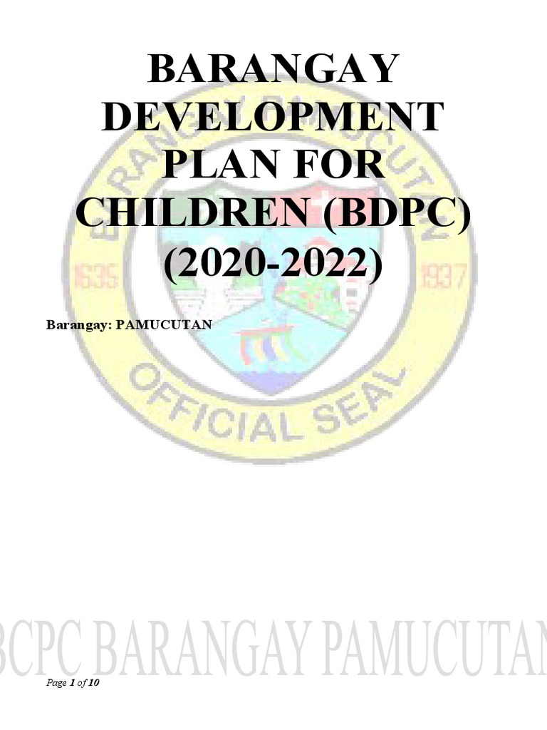 Local-Development-Plan-for-Children - 2022 | PDF | Children's Rights ...