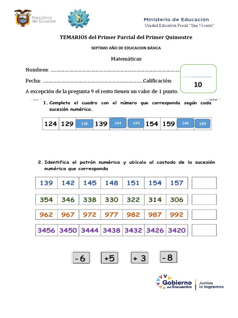 Temarios Primer Parcial Séptimo Año | PDF | Citoplasma | Biología Celular)
