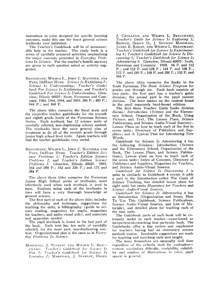 J. Wilbur L. O., J. Stanley L.: 5 Teacher's Guidebook | PDF | Cognition ...