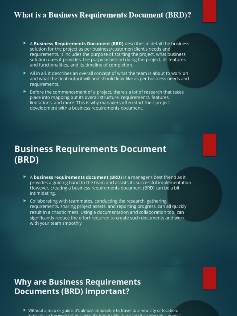 Understanding Business Requirements Documents | PDF | Use Case ...