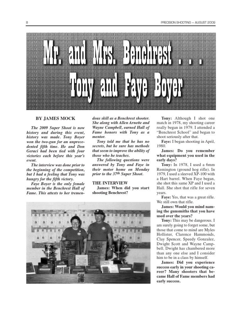Tony Boyer PS Magazine | PDF | Rifle | Cartridge (Firearms)