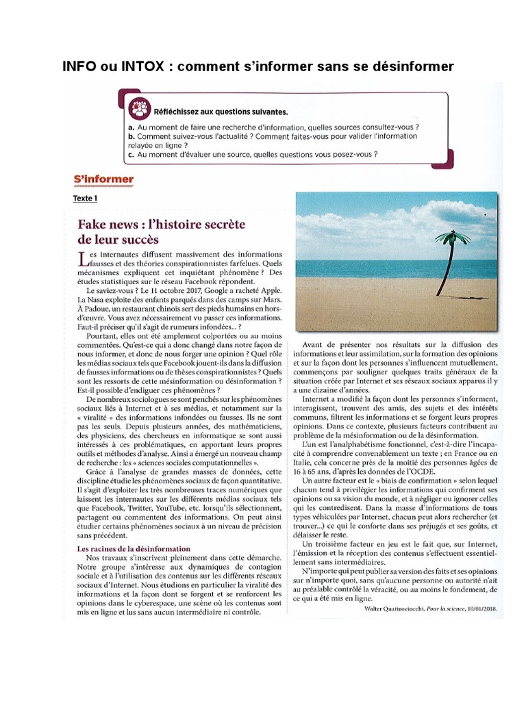 Info Ou Intox | PDF