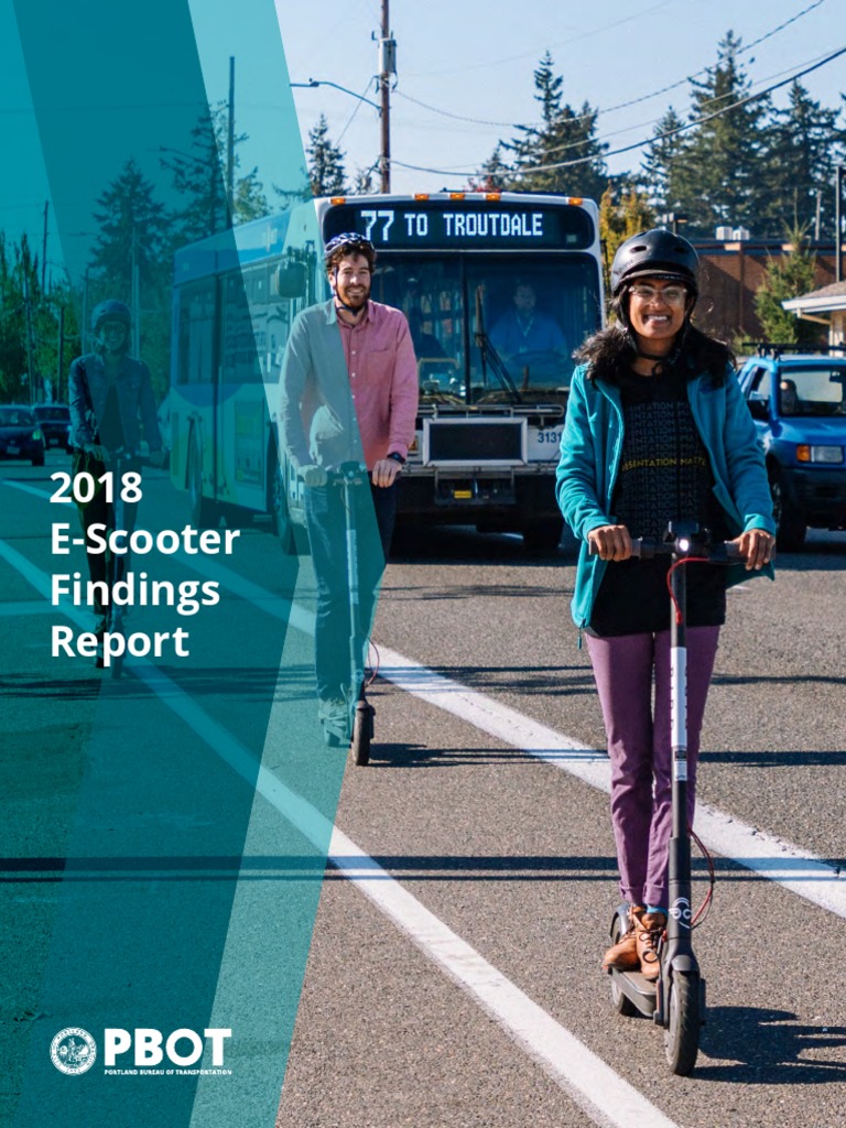 Pbot E-Scooter 01152019 | PDF | Traffic Collision | Cycling Infrastructure