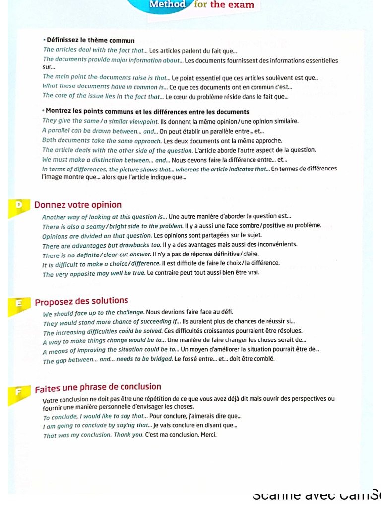 Methode Oral Anglais CCF p2 | PDF