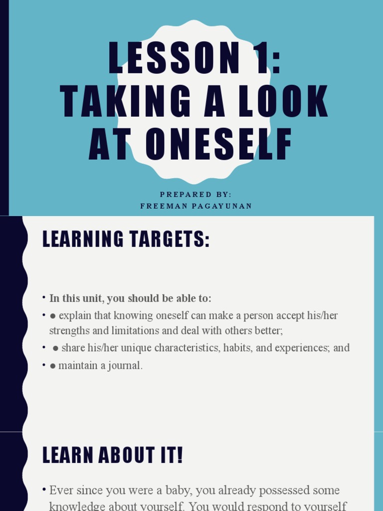 Lesson 1 Perdev | PDF