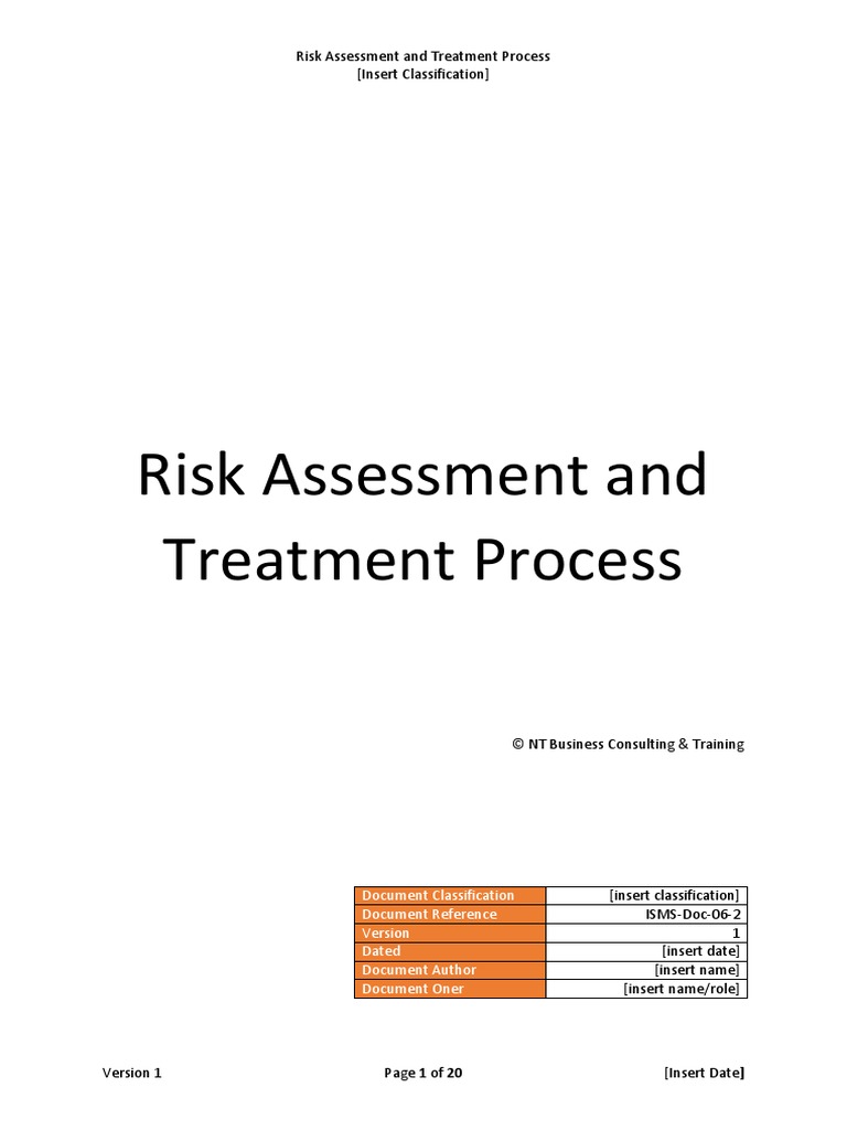 06 Risk Assessment and Treatment Process 1667748676 | PDF | Risk ...