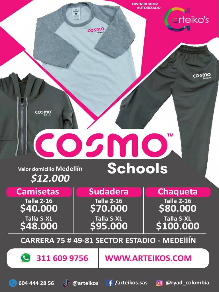 Uniforme Cosmo Schools 2023 | PDF