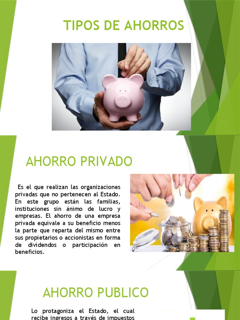 Tipos de Ahorros | PDF