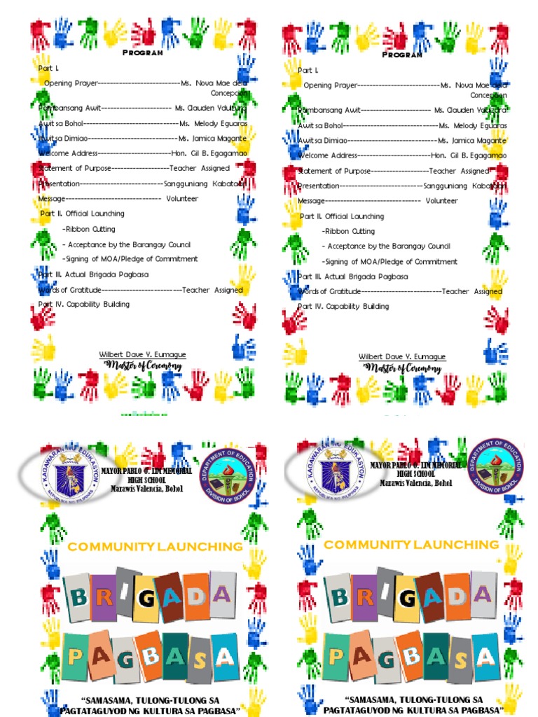 Community Reading Program Launch | PDF