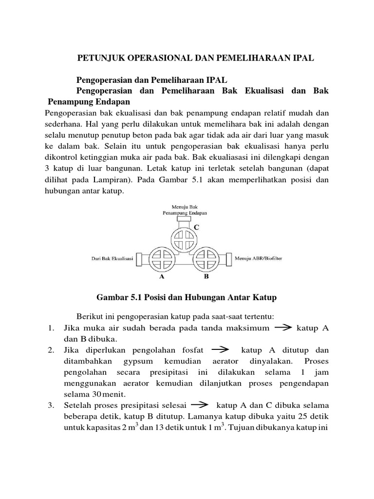 Petunjuk Operasional Dan Pemeliharaan Ipal Klinik - 220830 - 121151 ...