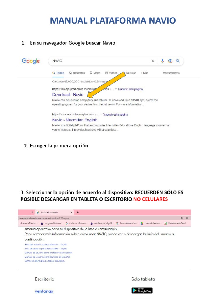 Manual Navio | PDF | Informática | Tecnología