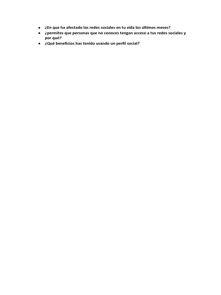 Preguntas Especificas | PDF