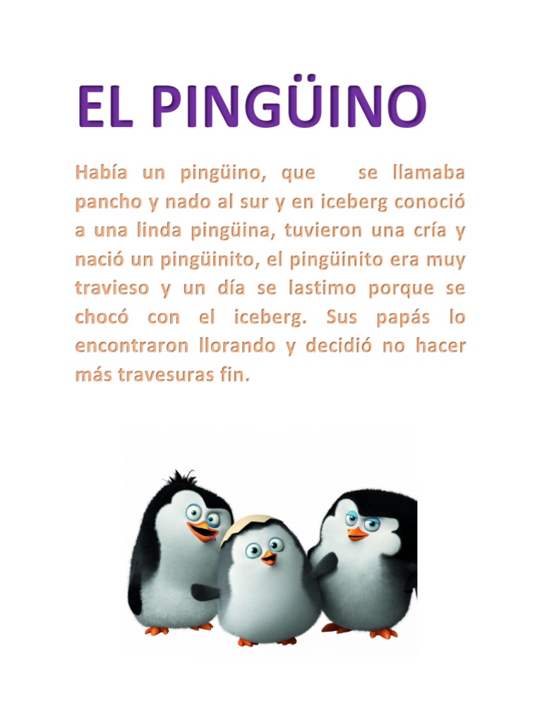 Aventura de Pancho el Pingüino | PDF