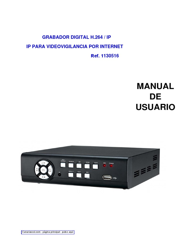 Manual Grabadora Keytek | PDF | Contraseña | Dirección IP