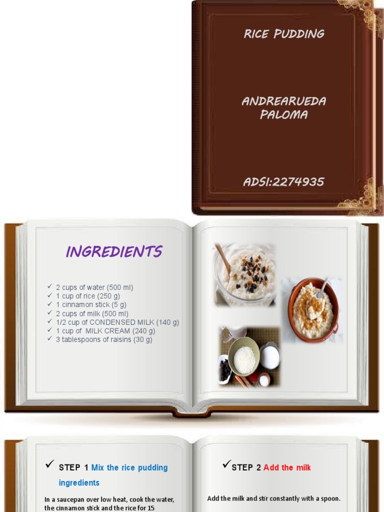 Rice Pudding | PDF