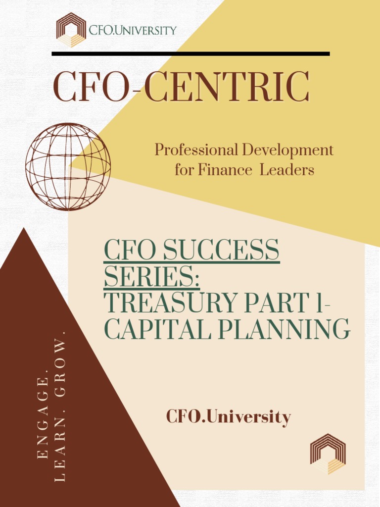 CFO Success: Capital Planning Guide | PDF | Chief Financial Officer ...
