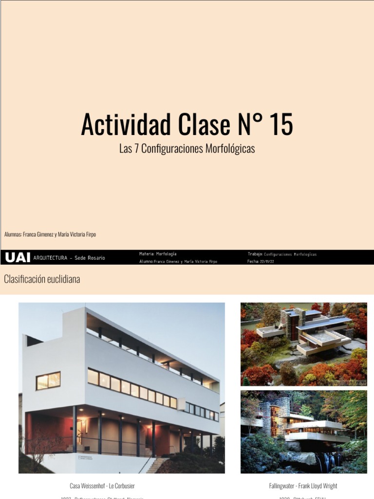 Act. Clase 15 | PDF | Arquitecto | Estilos arquitectonicos