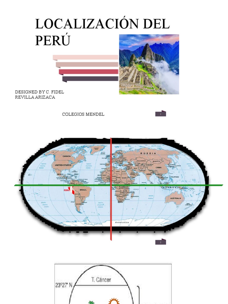 Localización y Limites Del Perú | PDF | Perú | América del Sur
