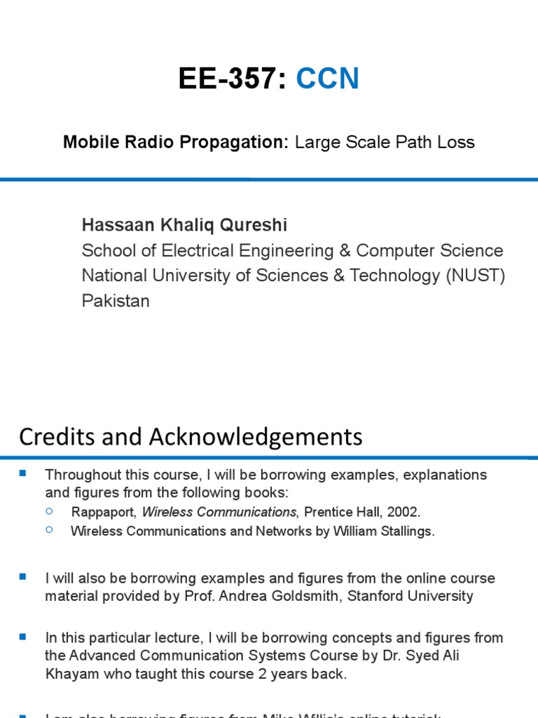 Borrowing Examples in Wireless Propagation | PDF | Diffraction ...