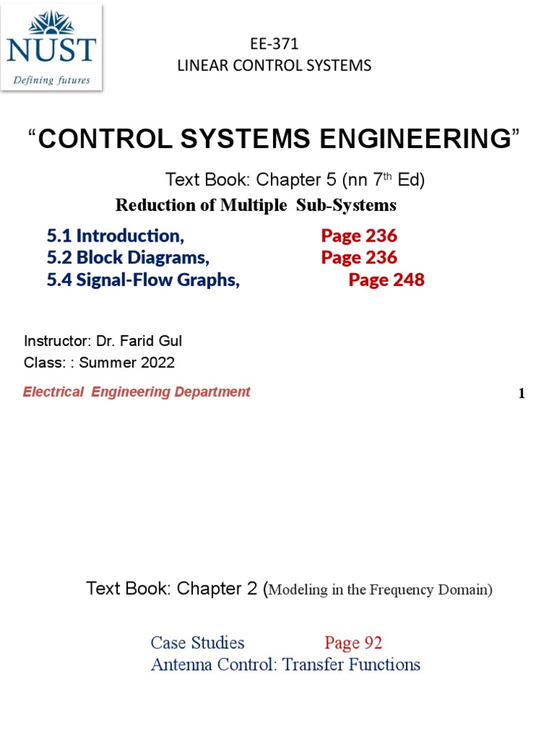 Chapter 5 Reduction Of Multiple Subsystems Pdf Signal Processing