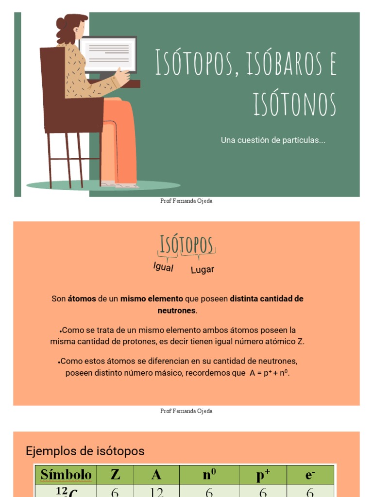 Isobaros Isotopos E Isotonos 2 Pdf
