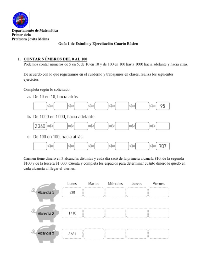 Matematica 4to | PDF | Matemáticas