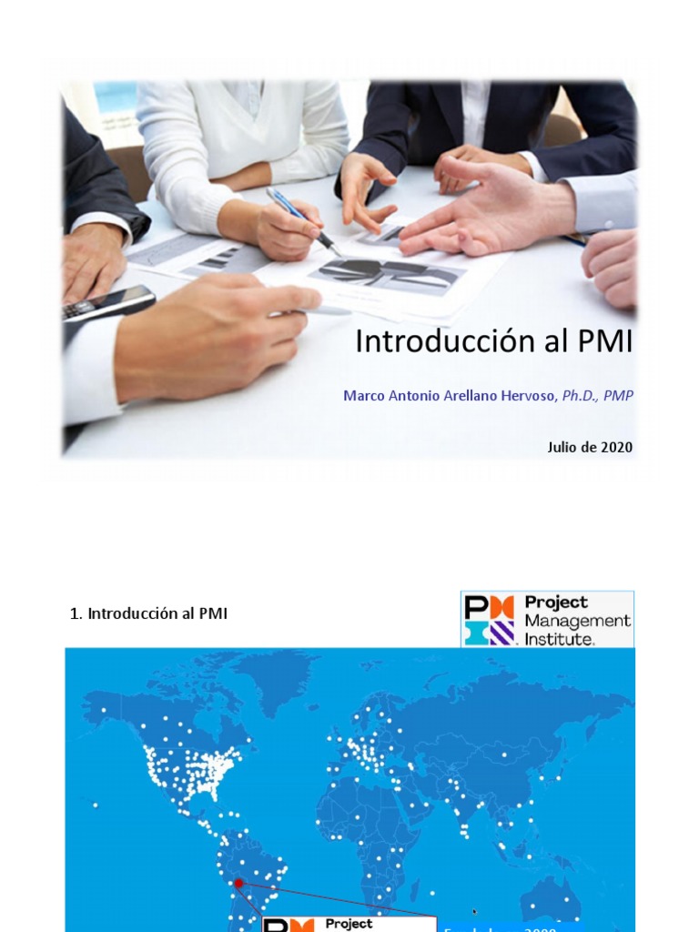 1 Introducción Al PMI | Descargar gratis PDF | Business