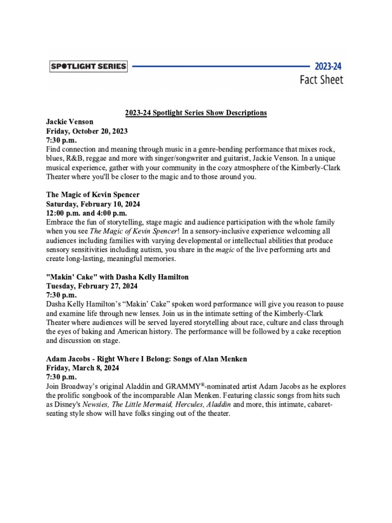 Spotlight Series | PDF Spotlight Series | PDF