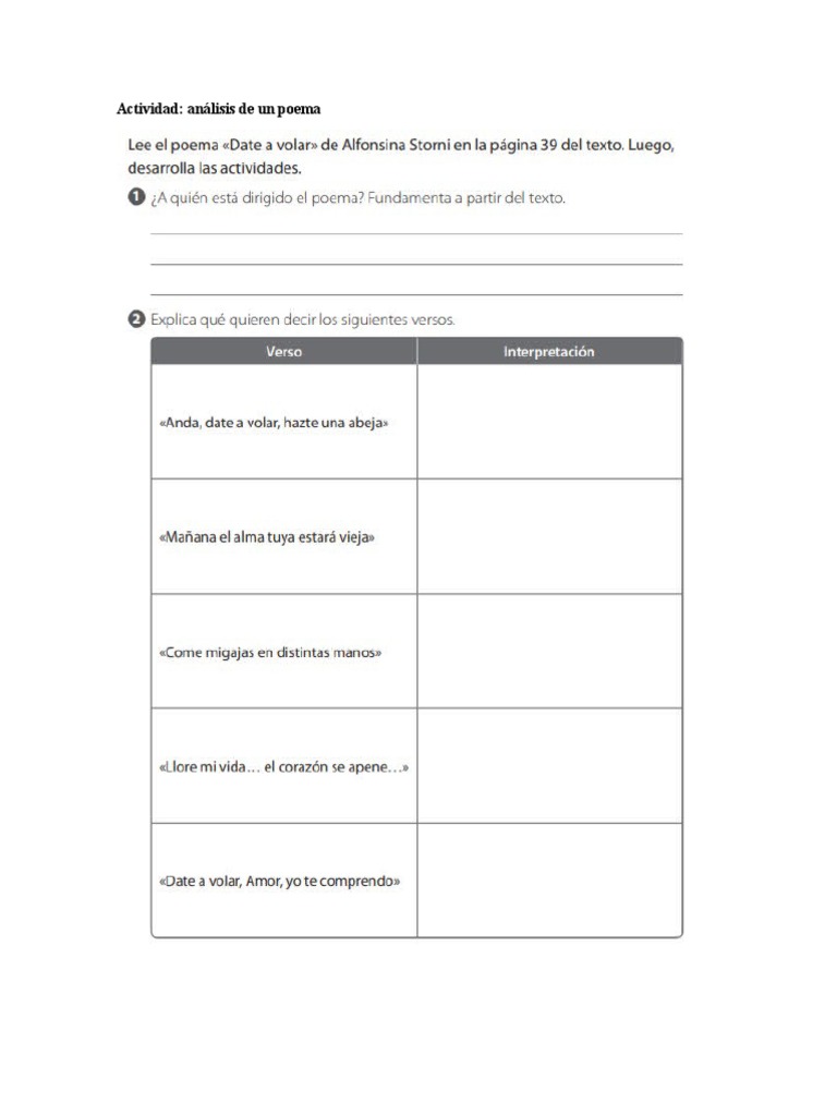 Análisis detallado de un poema | PDF