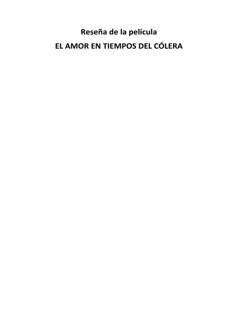 Reseña de La Película | PDF